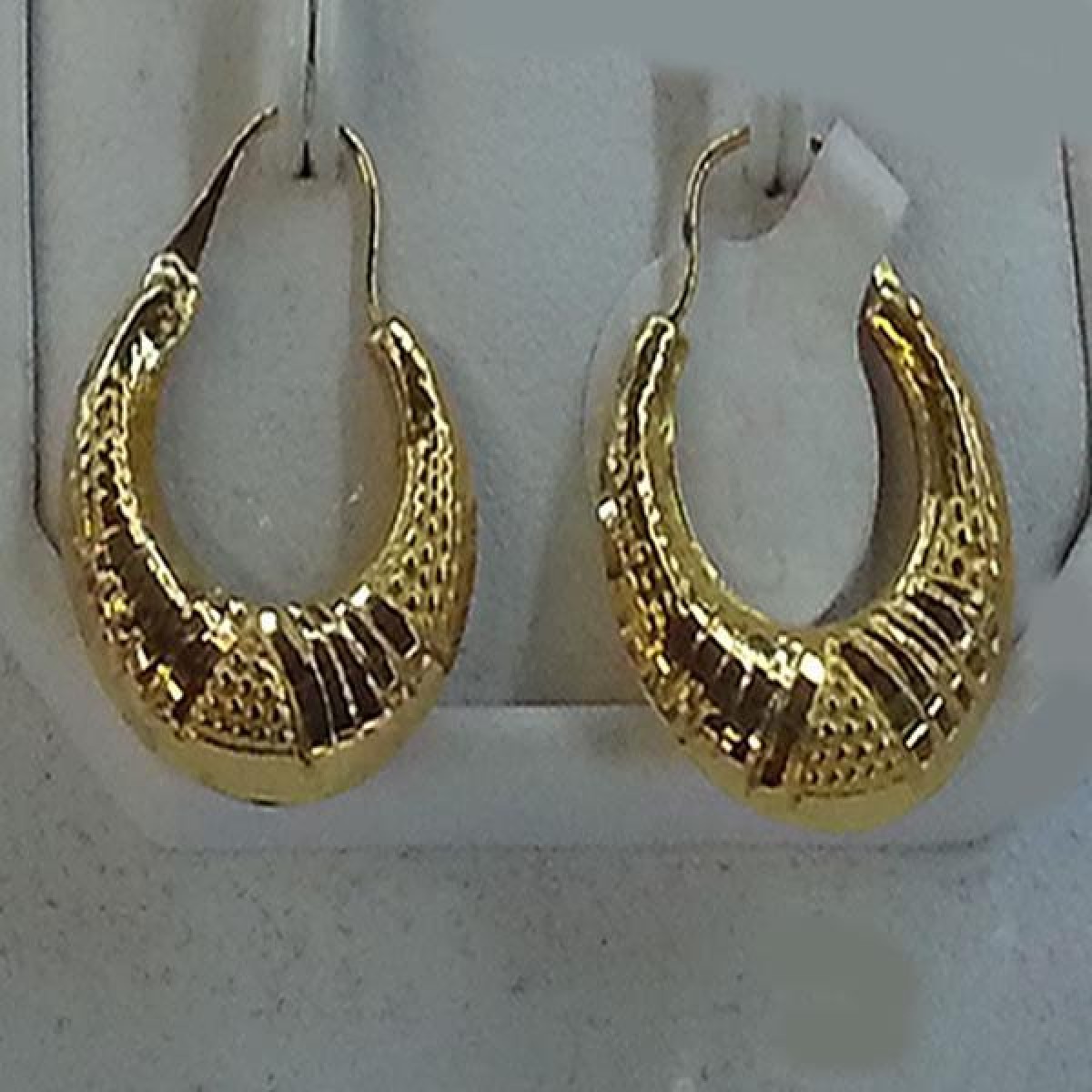 Broad Bali with hoop - 22ct Gold Earrings - Gold Jewellery