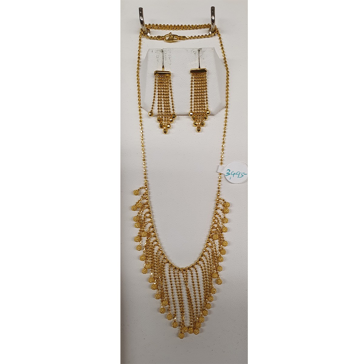 22ct Gold Necklace Set - GJS017 - 22ct Gold Necklace Sets - Gold Jewellery