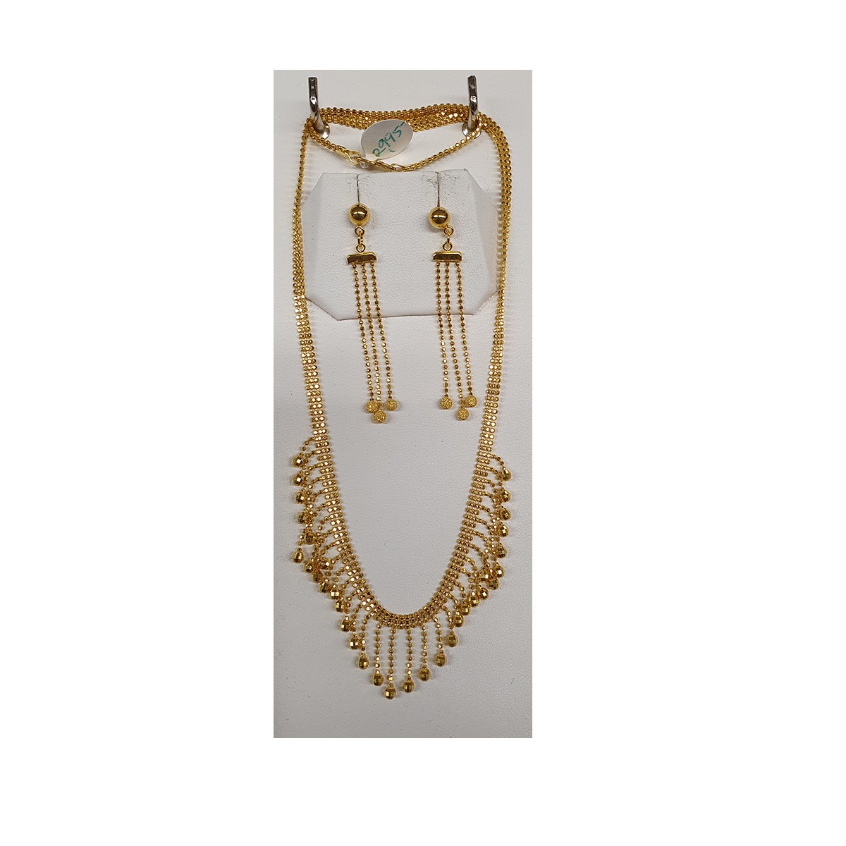 22ct Gold Necklace set - GJS019 - 22ct Gold Necklace Sets - Gold Jewellery